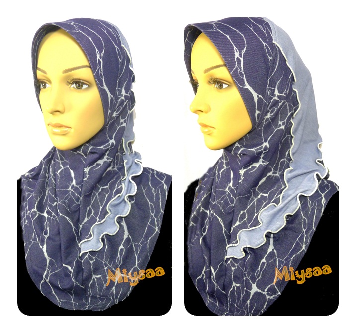 Tudung Online Terkini |Tudung|Hijab|Syria|Shawl|: Tudung Denim Bulan Miysaa