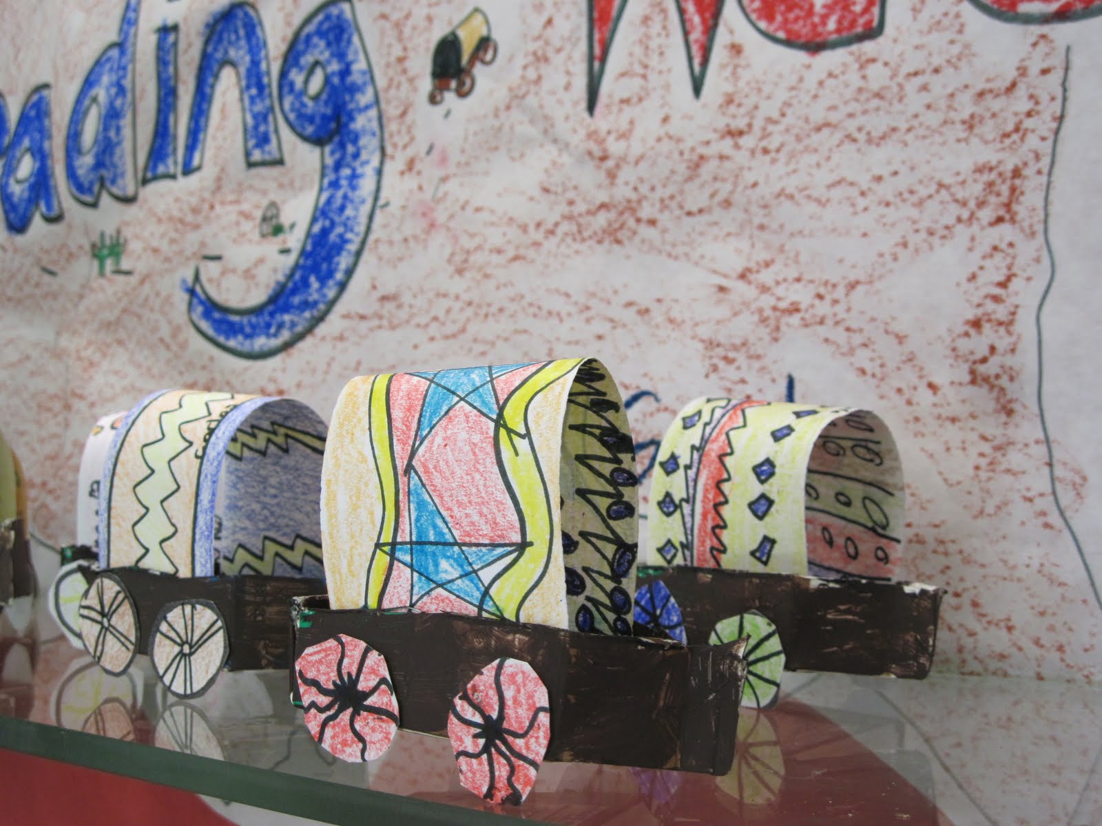 Lines, Dots, and Doodles: Covered Wagons, 2nd Grade
