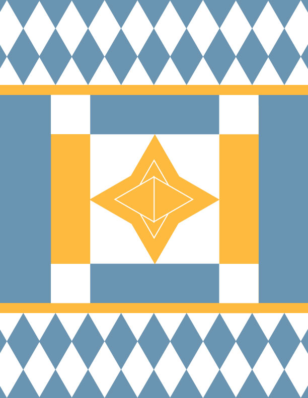 Michelle's Art: Symmetrical Patterns: Simple shapes