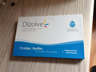 Dizolve Laundry detergent strips review and Giveaway