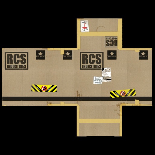 Som Downs: Another 3D Cardboard Box: 3D Environment Asset Model