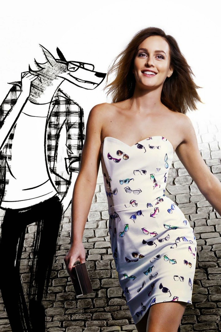 NAF NAF Spring/Summer 2014 Campaign featuring Leighton Meester