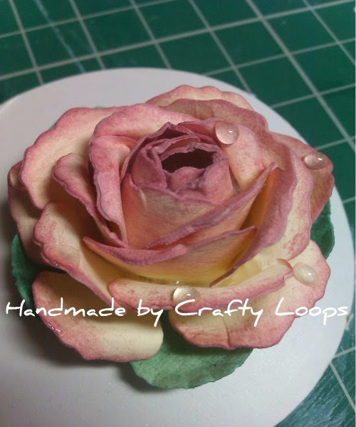 Flower Tutorial using Spellbinders Rose Creations Die - The Peace Rose