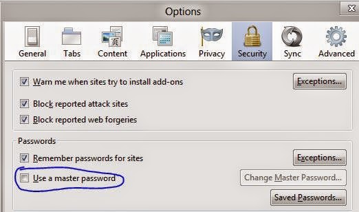 Marks PC Solution: How to Create a Master Password in Firefox?