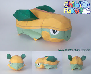 Pokemon Chibi Grotle Papercraft | Papercraft Paradise | PaperCrafts ...