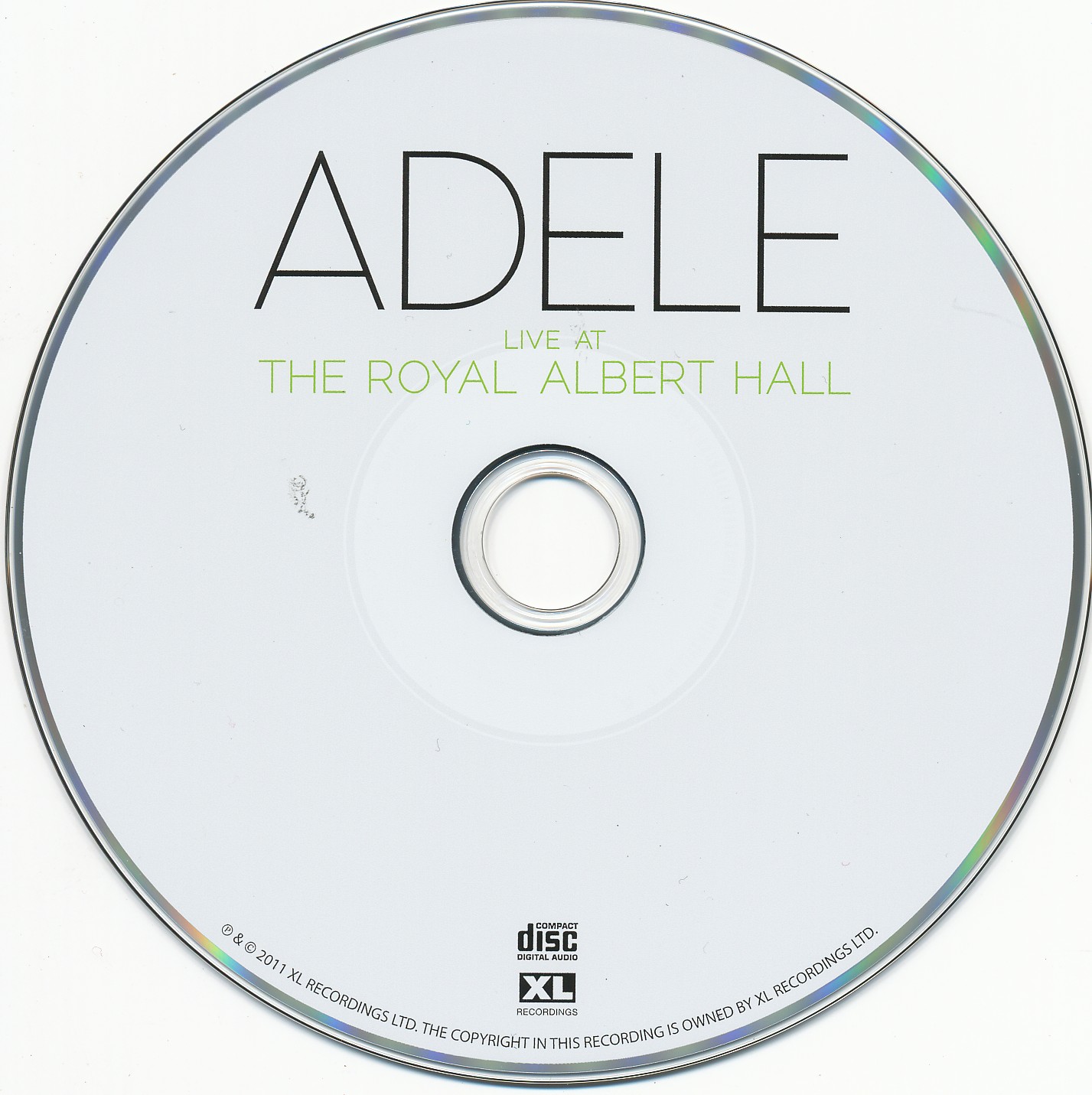 DVD: Adele - Live at The Royal Albert Hall - Encartes Pop