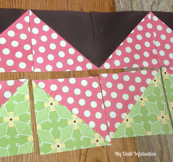 My Quilt Infatuation: Easy Peasy Chevron Quilt Tutorial