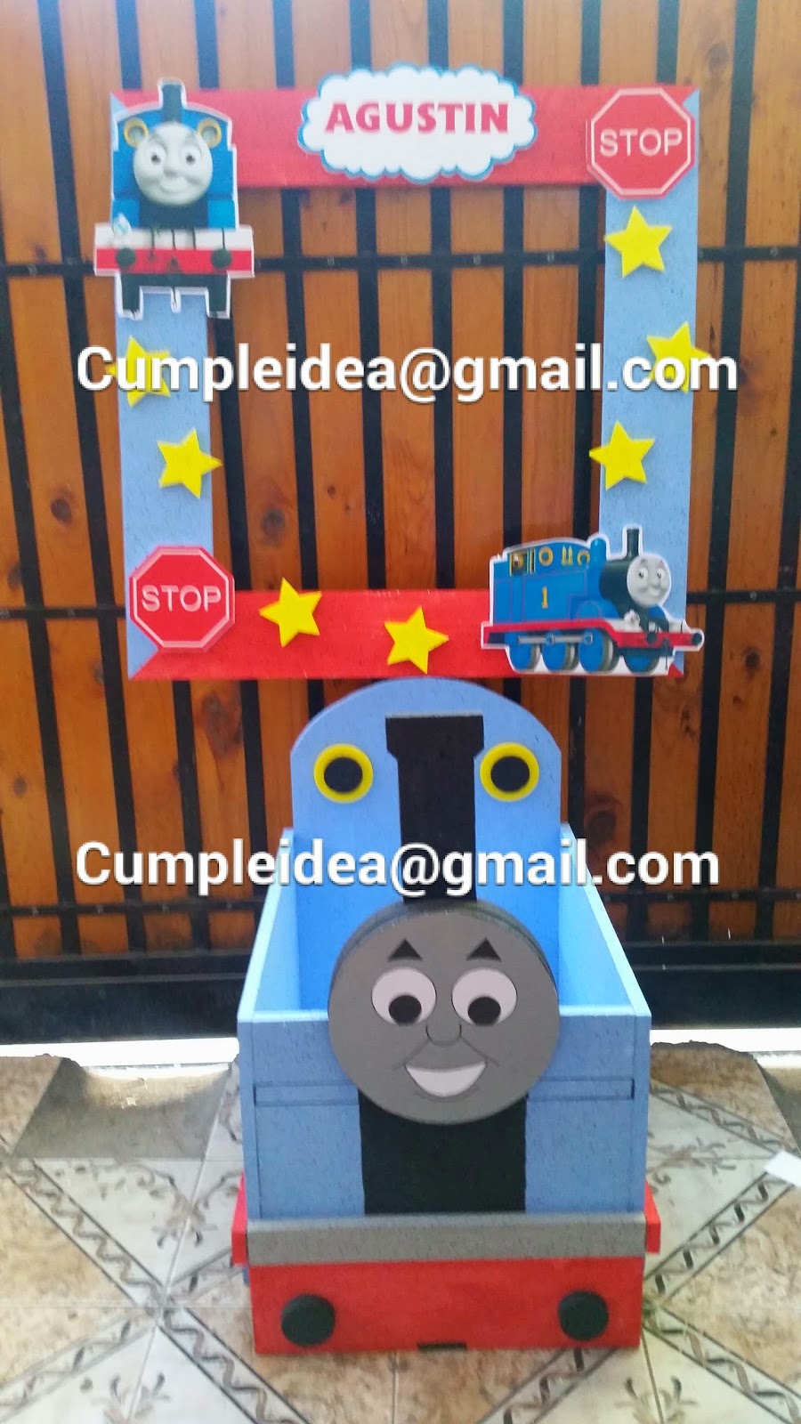 DECORACIONES INFANTILES: trencito thomas