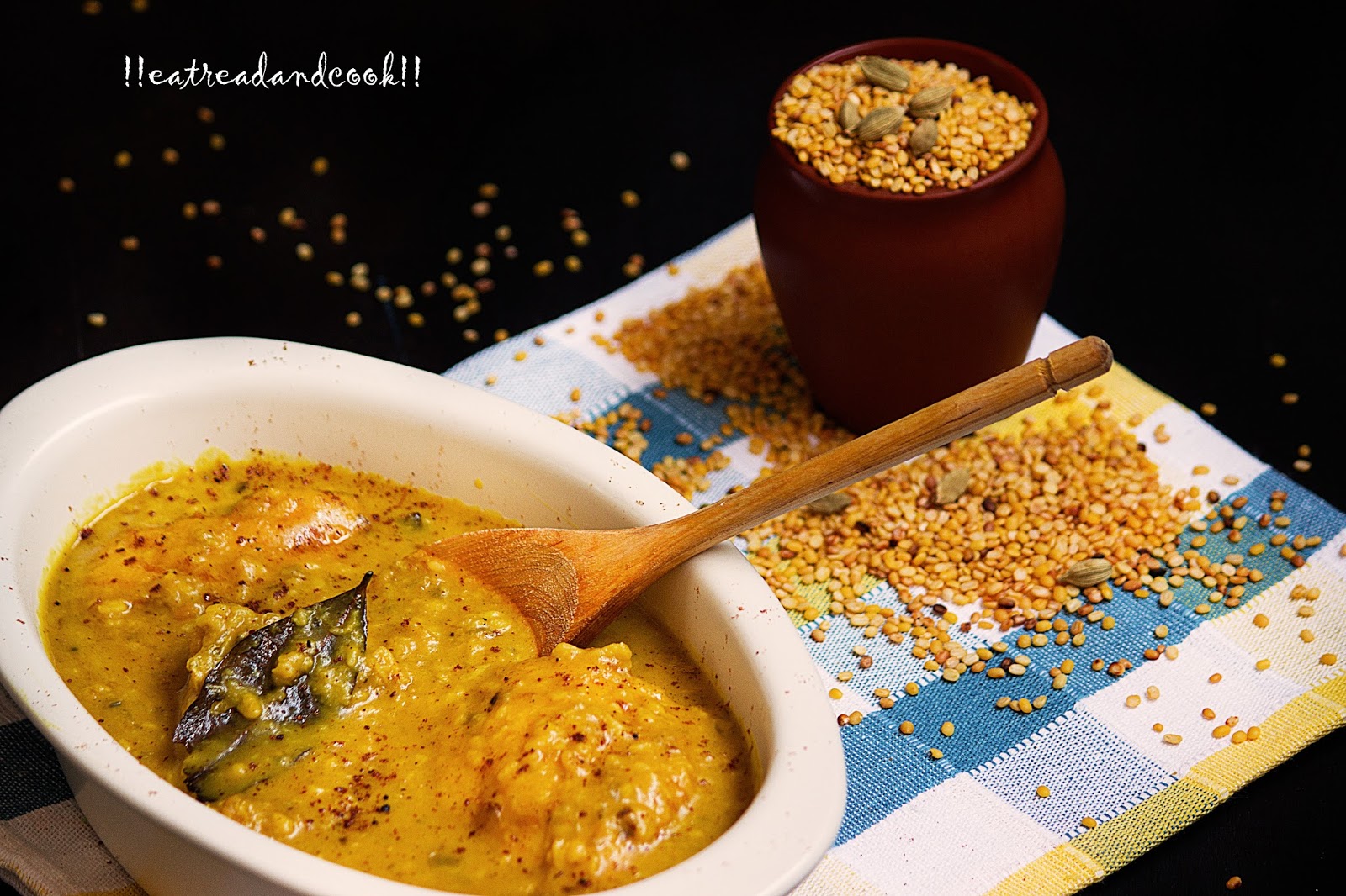 Bhaja Mug Dal Diye Mach / Moong Dal Fish Curry ~ Ex-Cook