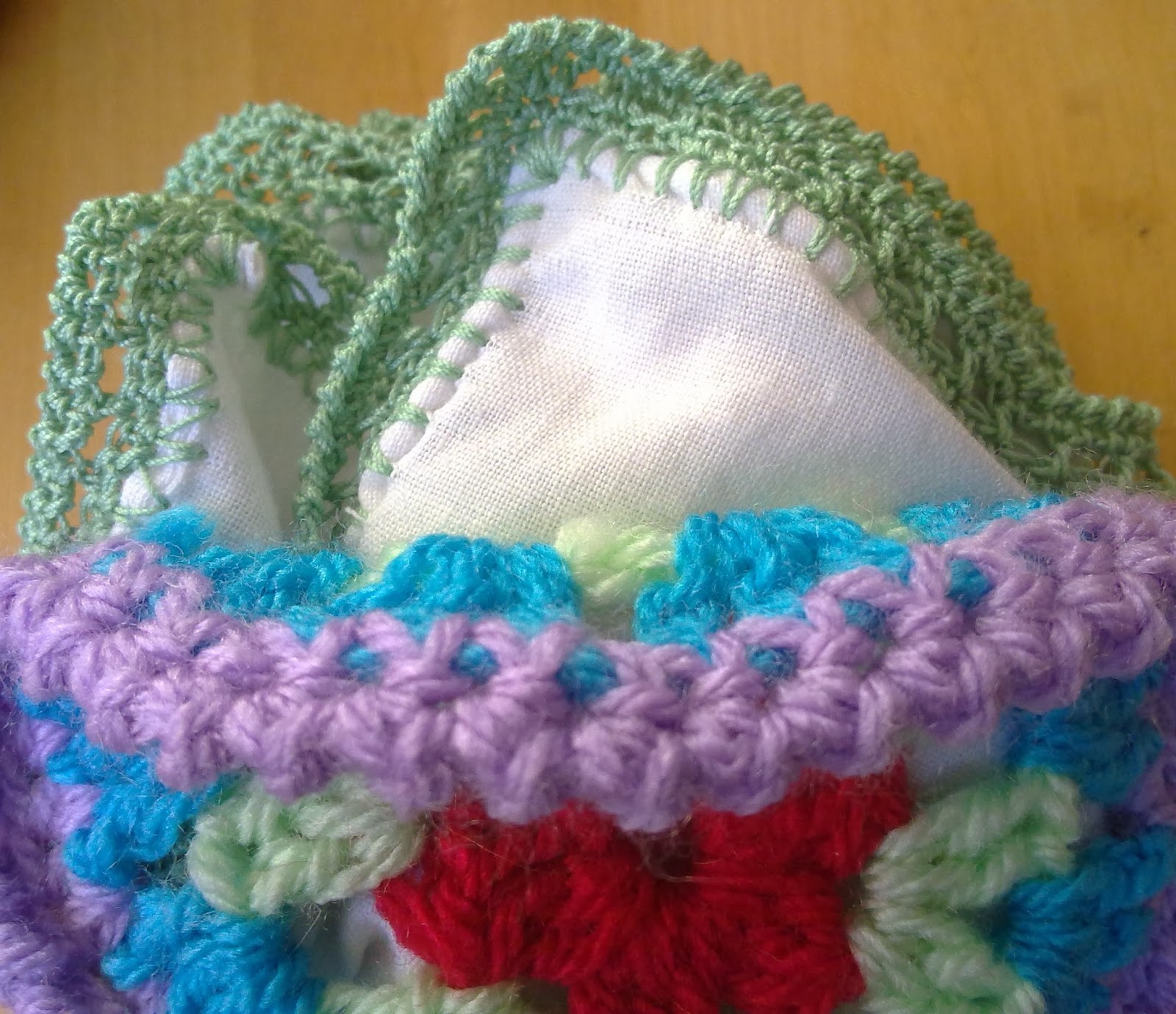 Mum's Simply Living Blog: Crocheted handkerchief case and a crochet ...