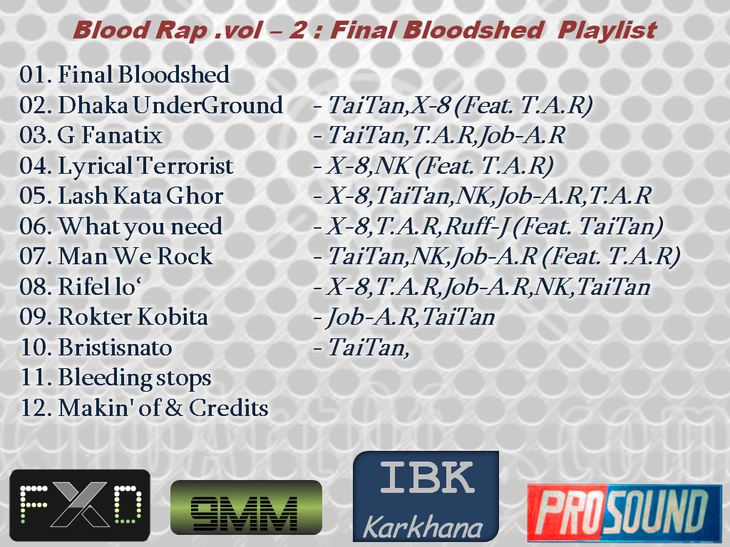 fanatix: Blood Rap . vol - 2 : Final Bloodshed