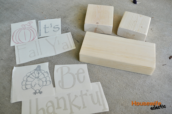 Double Sided Fall Blocks - Housewife Eclectic