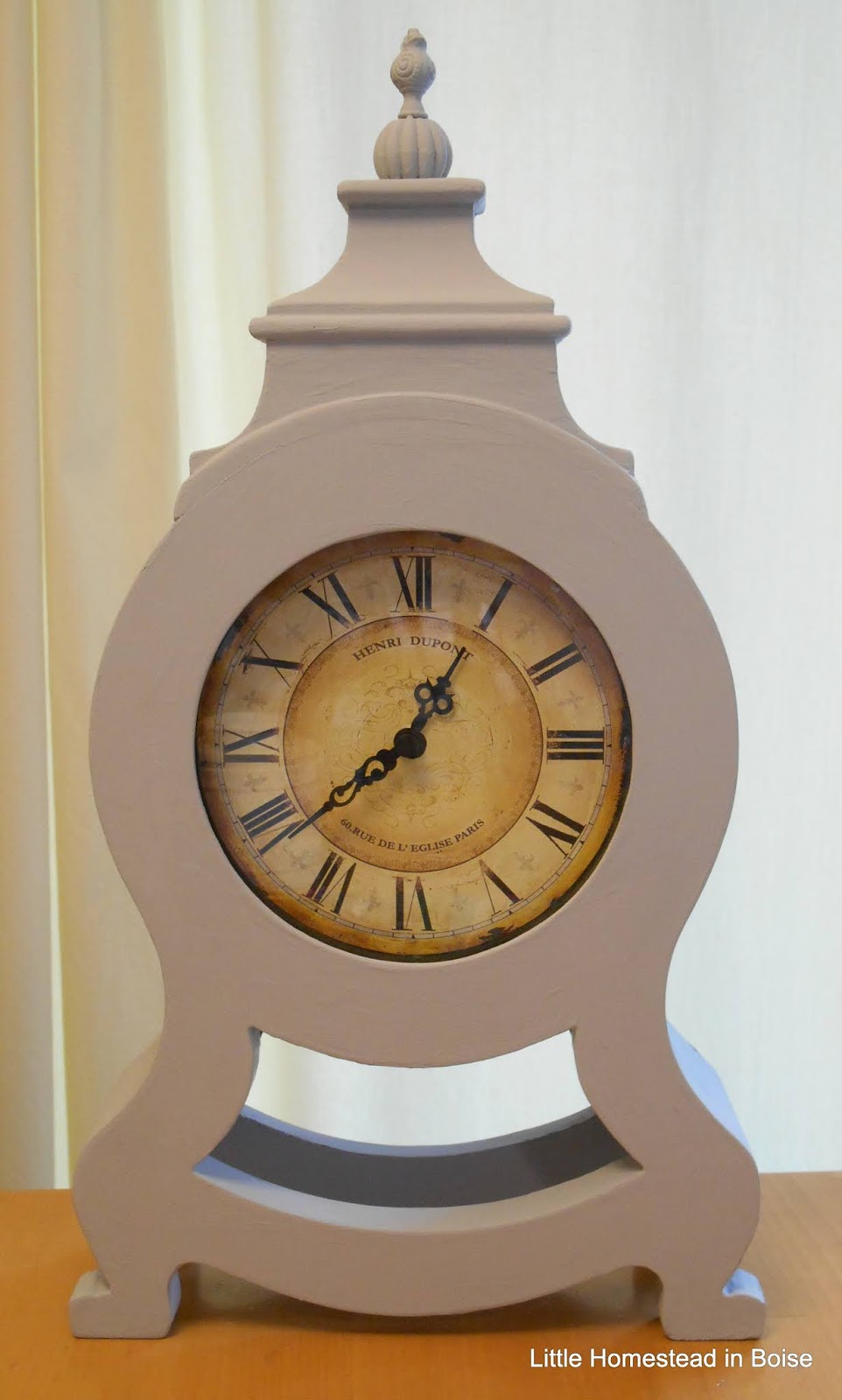Little Homestead In Boise : Thrifted Clock Swedish Chalk Paint Re-Do ...