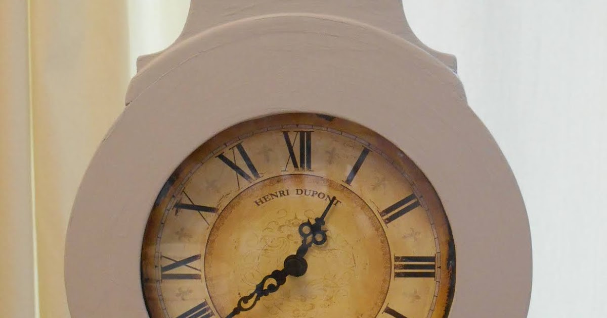 Little Homestead In Boise : Thrifted Clock Swedish Chalk Paint Re-Do ...