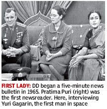 Pratima Puri : DD first lady newsreader - Noshwind