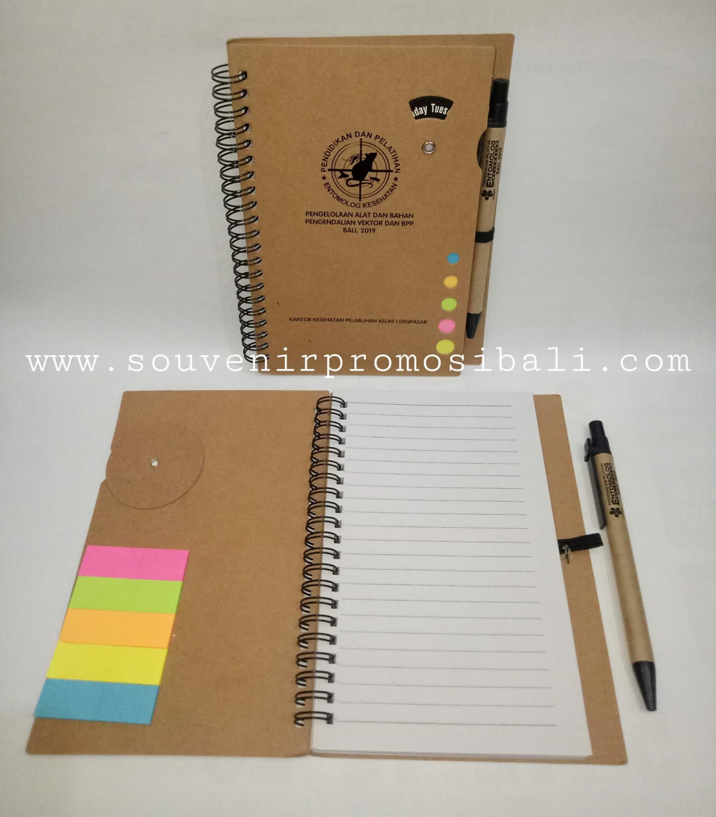 NOTEPAD, MEMO, BUKU AGENDA, NOTEBOOK CUSTOM LOGO PROMOSI DENPASAR BALI