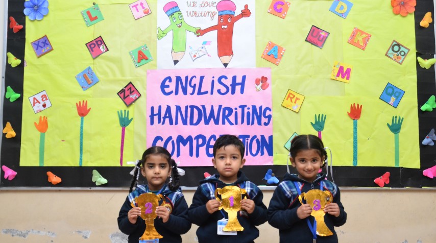 English Handwriting Competition:
