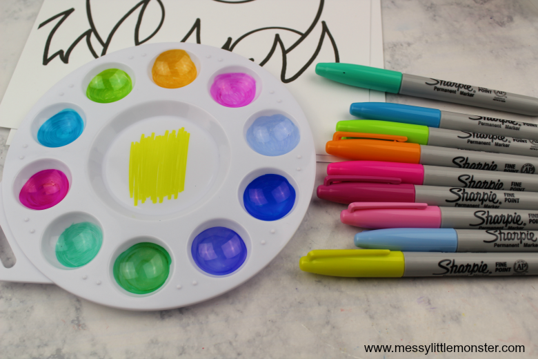 Homemade Watercolor Paint Recipe - Messy Little Monster