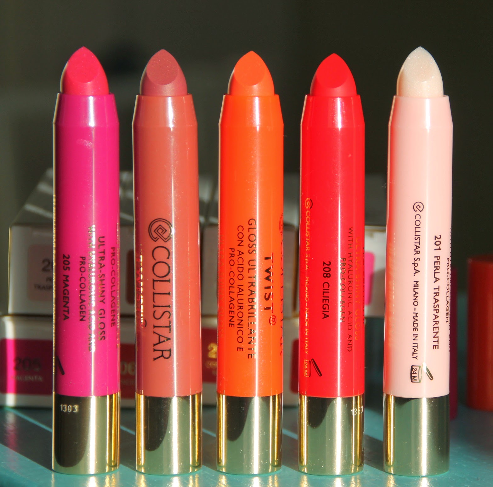 Crystal's Reviews: Collistar Twist Ultra Shiny Gloss collection