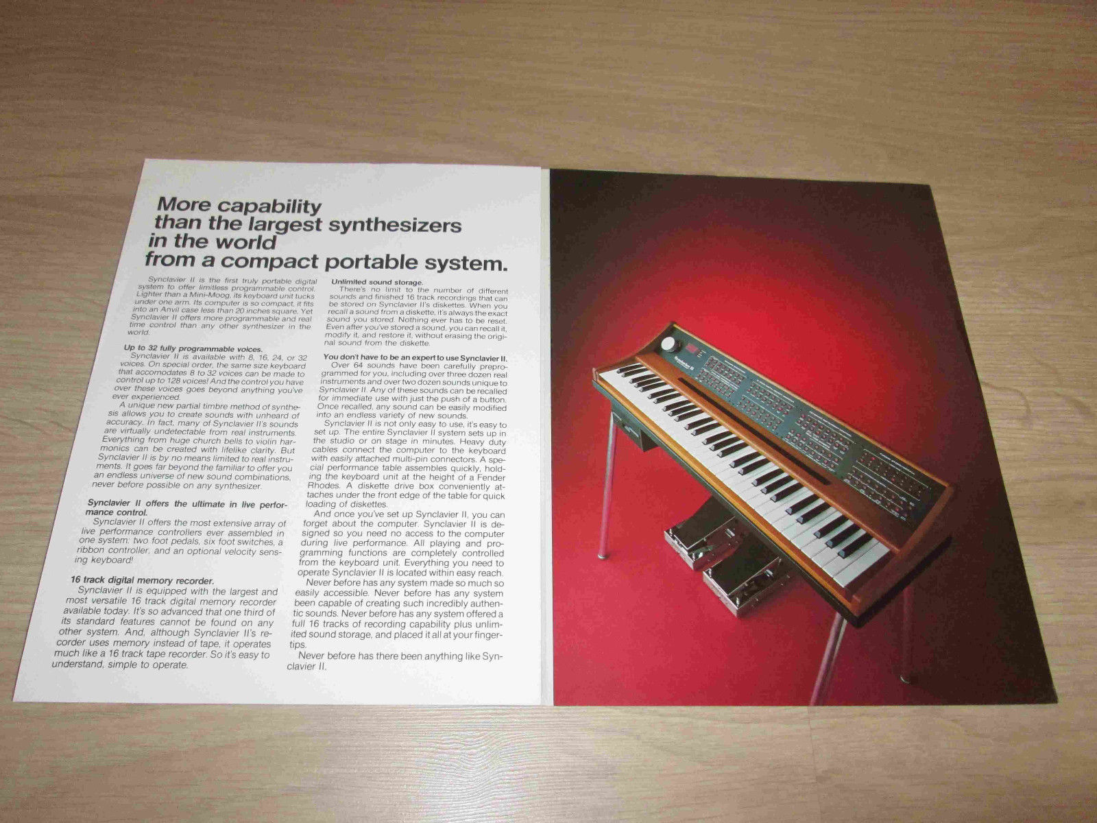 MATRIXSYNTH: 1980 NED Synclavier II Catalog / Brochure