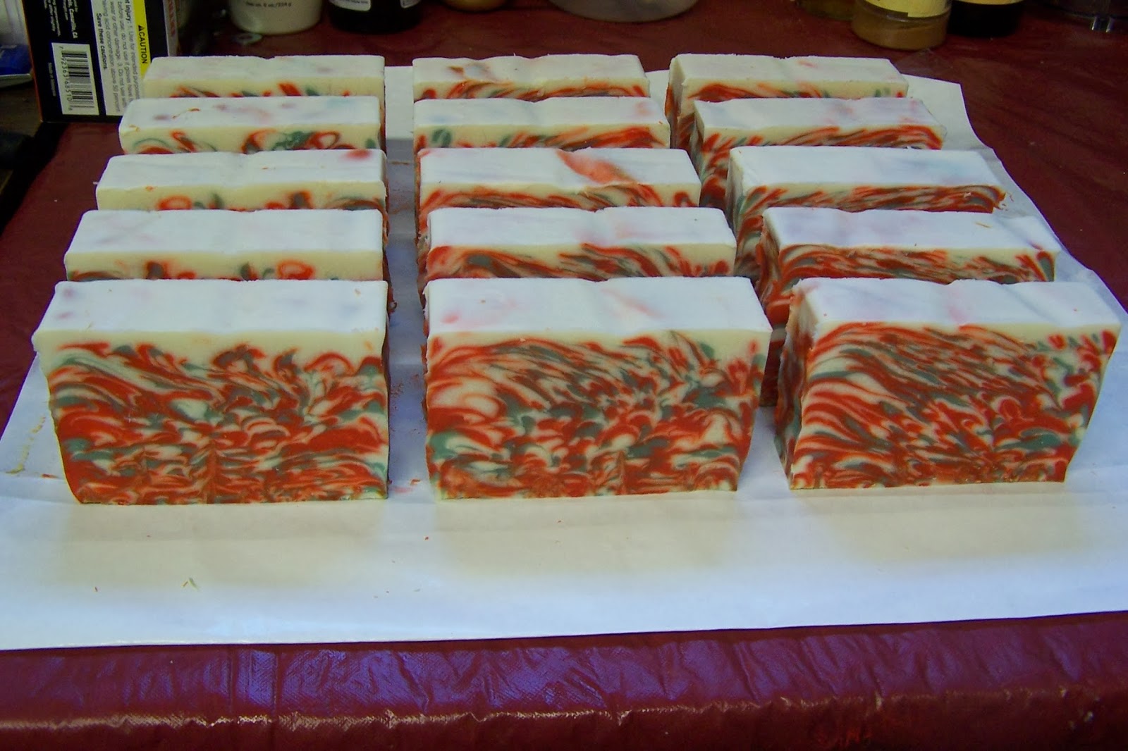 MJR Soaps and DIY Projects: Peppermint Stripes Soap