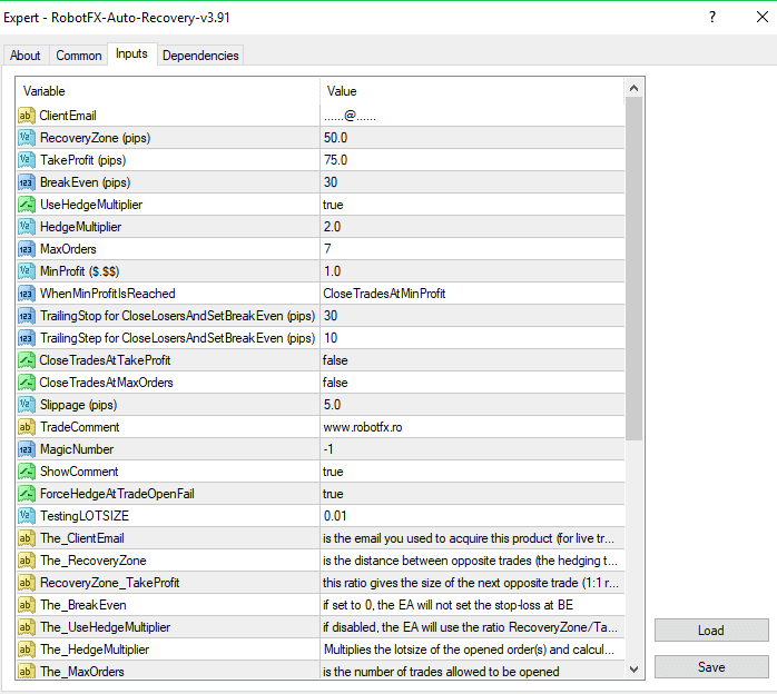 Auto Recovery Expert Advisor | RobotFX