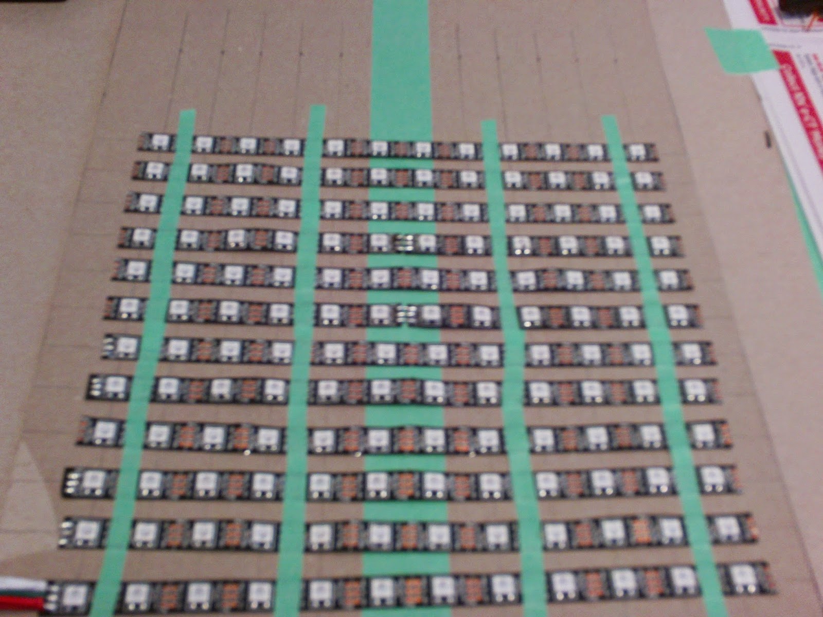 Building An LED Suit: My First WS2812 LED Grid Matrix