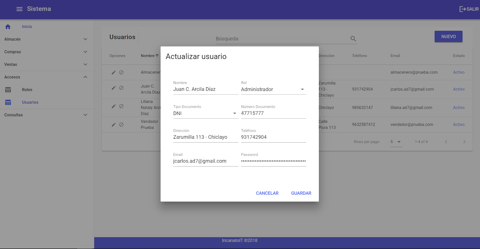 Código Sistema de Compras, Ventas en Asp.Net Core 2.1, Entity Framework ... Código Sistema de Compras, Ventas en Asp.Net Core 2.1, Entity Framework ...