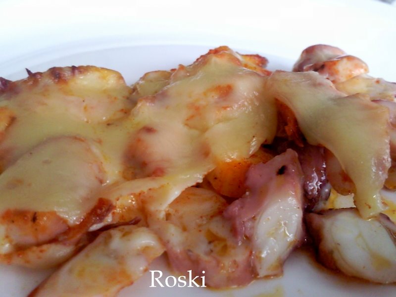 Roski-cocina y algo mas-Yus: Rejo con queso a RiadeNoia.