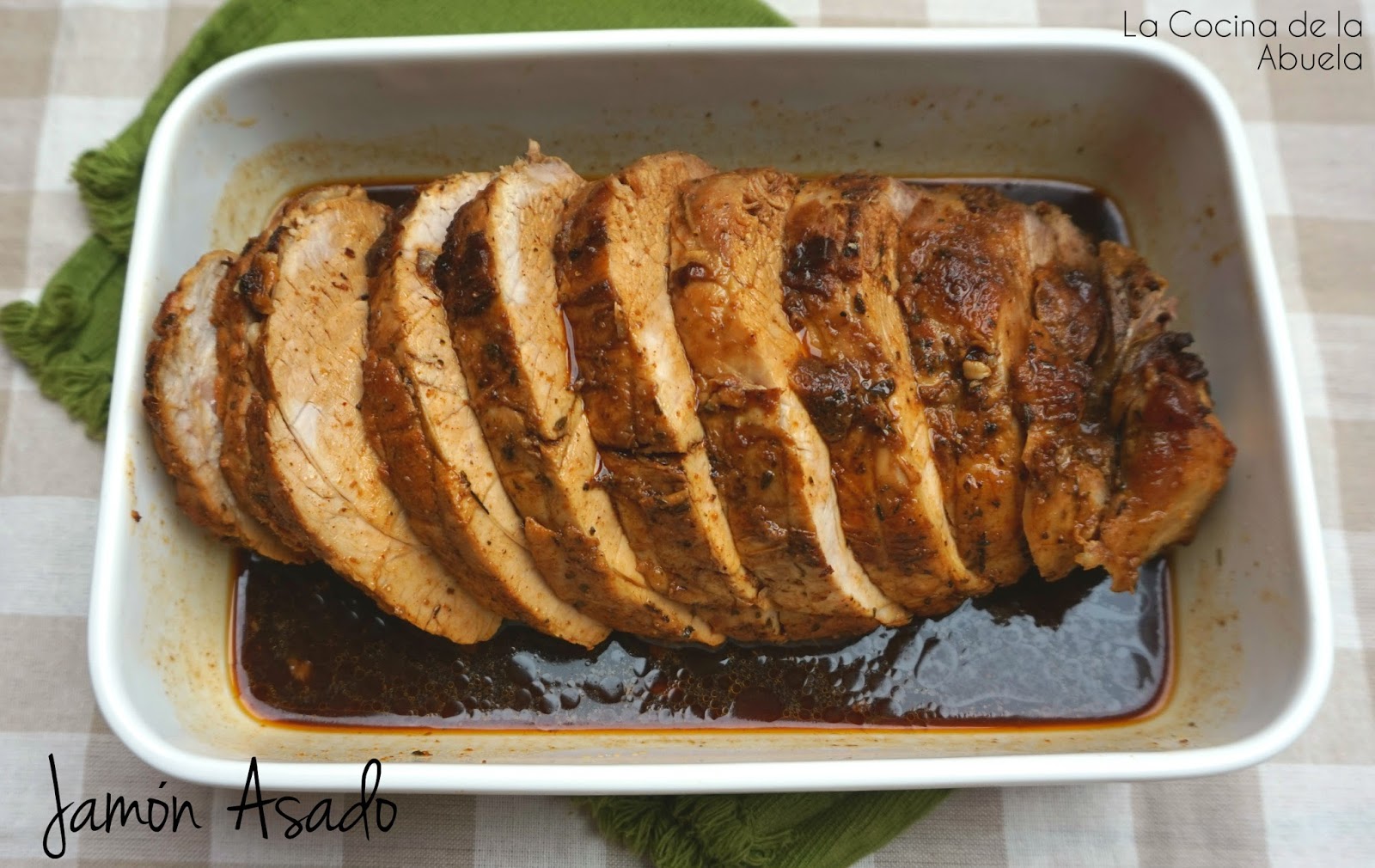 Jamón al horno, jamón asado: