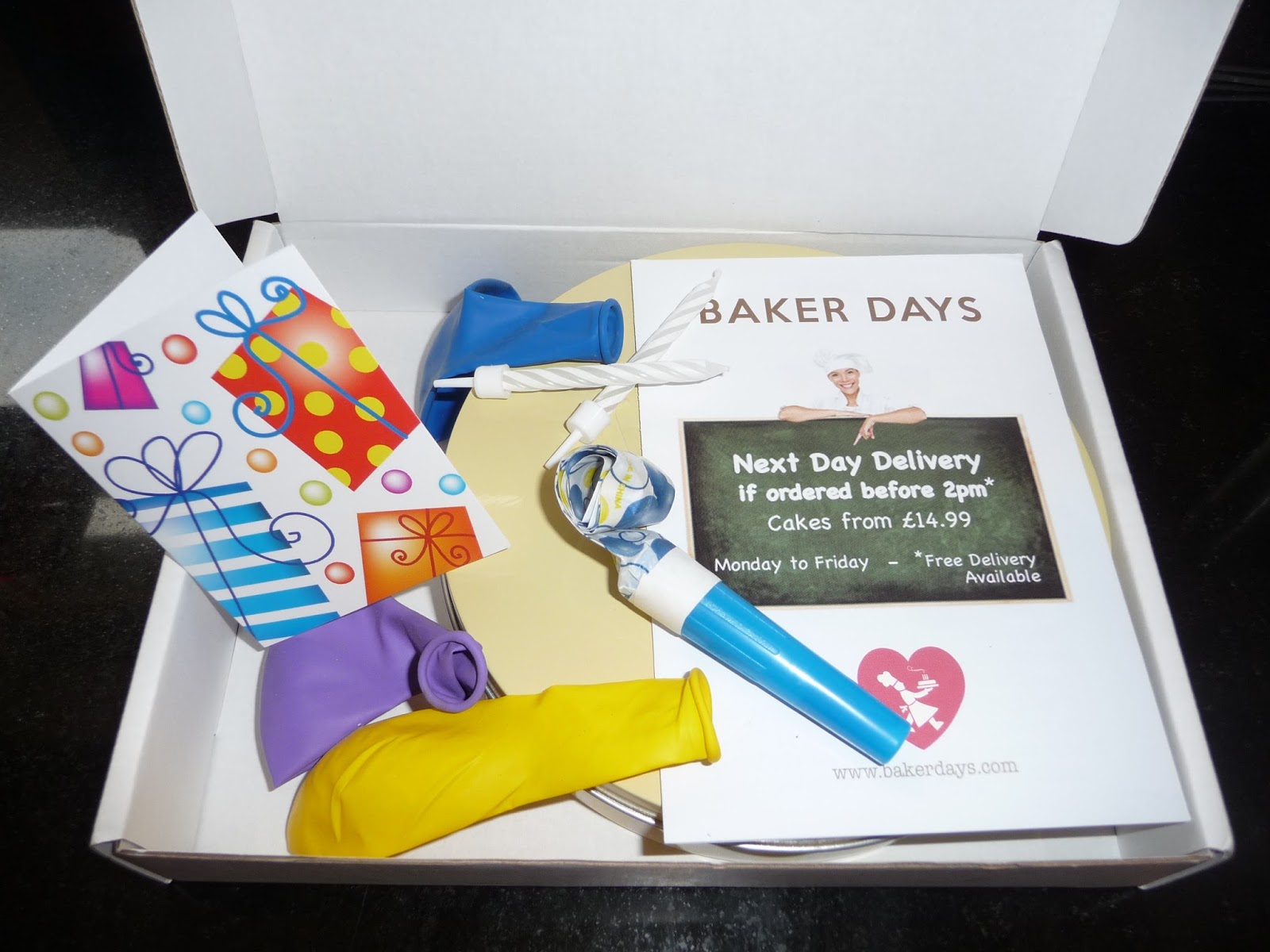 bakerdays Letter Box Cake - Melanie's Fab Finds