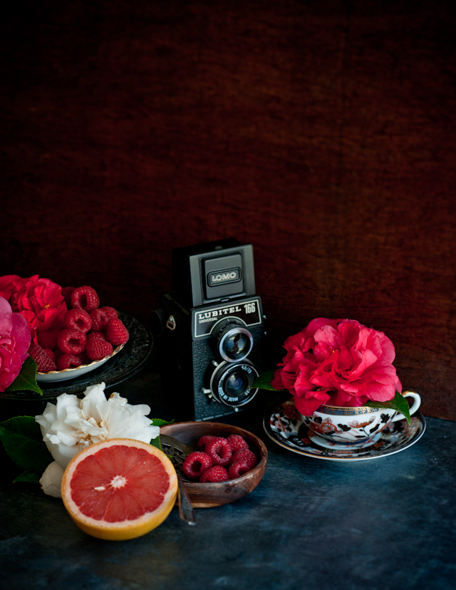 Desserts for Breakfast: Grapefruit raspberry flourless chocolate cake