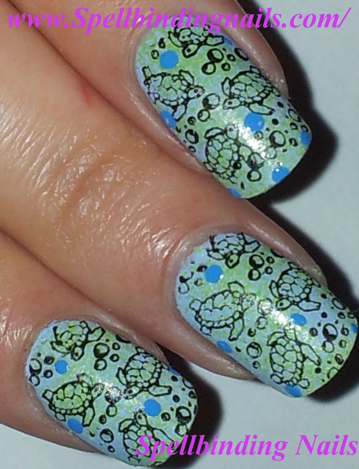 Sea Turtle Nail Designs - Design Talk