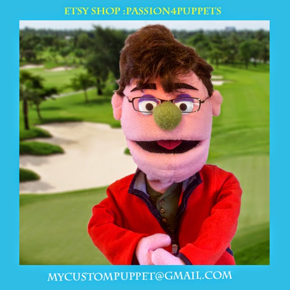 PASSION 4 PUPPETS : Golf Buddy new custom Man puppet