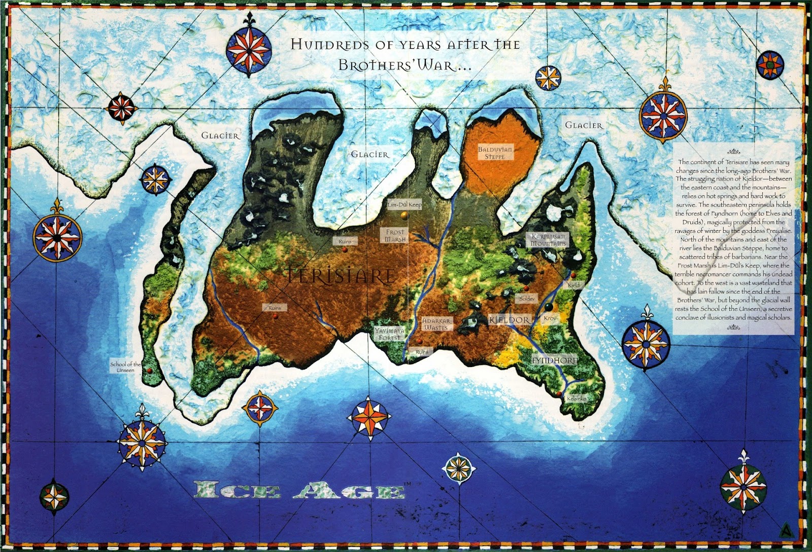 Voyage For Change: Dominaria Geography: Terisiare Through the Ages