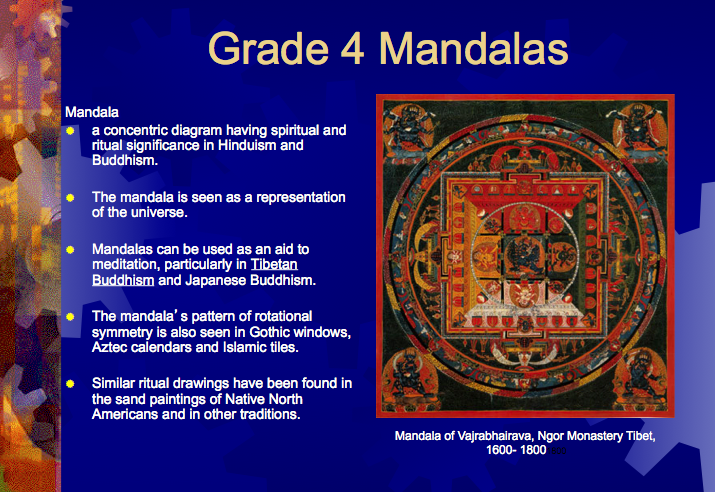 Mrs. Belton's Artists: Grade 4 Mandalas