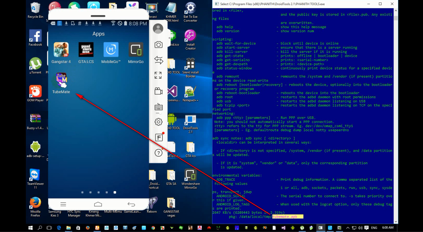 DROID TOOLS FOR WINDOWS សម្រាប់ ទូរស័ព្ទ ដែលគាំង BUTTON ឬ យើងមិបដឹងពឺ ...