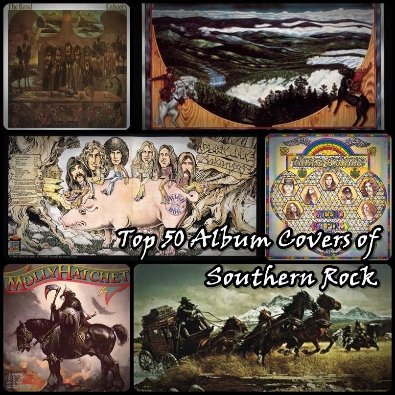 Top 50 Album Covers of Southern Rock - Southern Rock Brasil