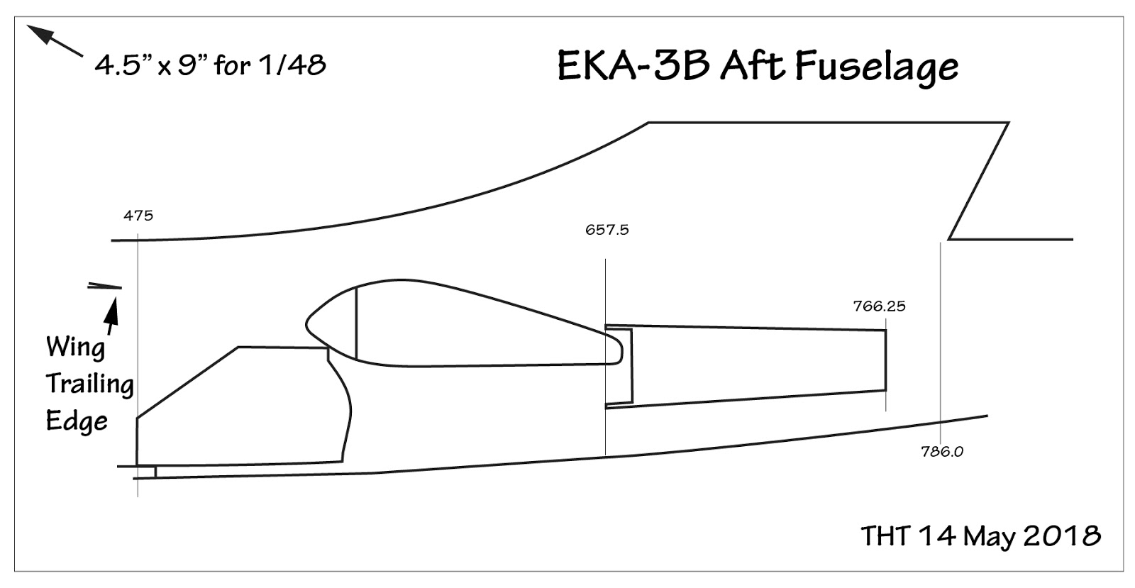 Tailhook Topics Drafts: EKA-3B Aft Fuselage