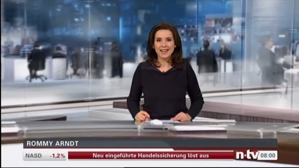 BELLES DU PETIT ECRAN: Rommy Arndt n.tv 04/01/2016