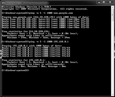 All Ping command on windows | Online Networks Solution