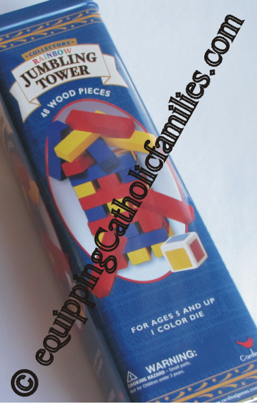 Year of Faith Tumble Tower - Equipping Catholic Families