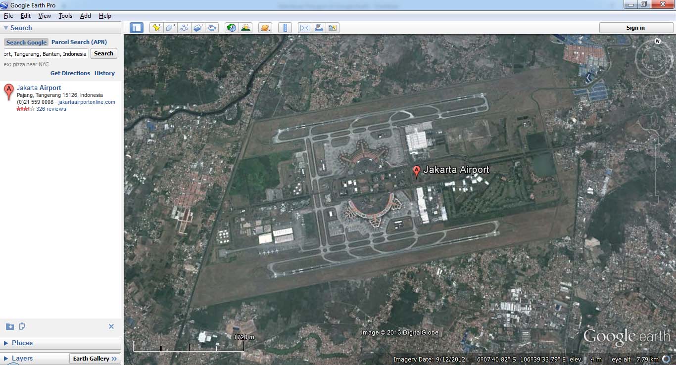 Menggambar Polygon di Google Earth ~ Lembah Kerinci