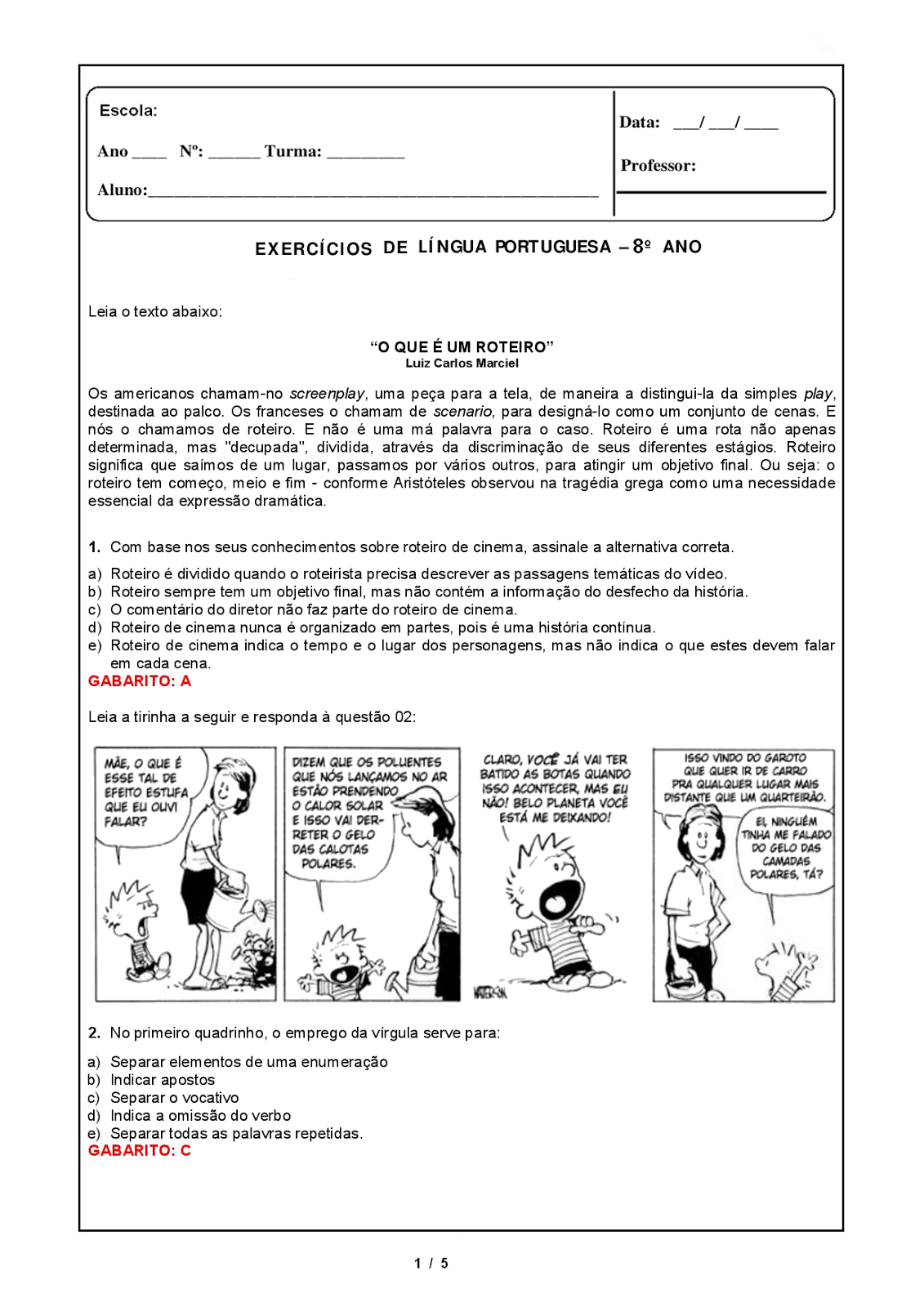 Atividade De Ortografia 8 Ano - LIBRAIN Atividade De Ortografia 8 Ano - LIBRAIN