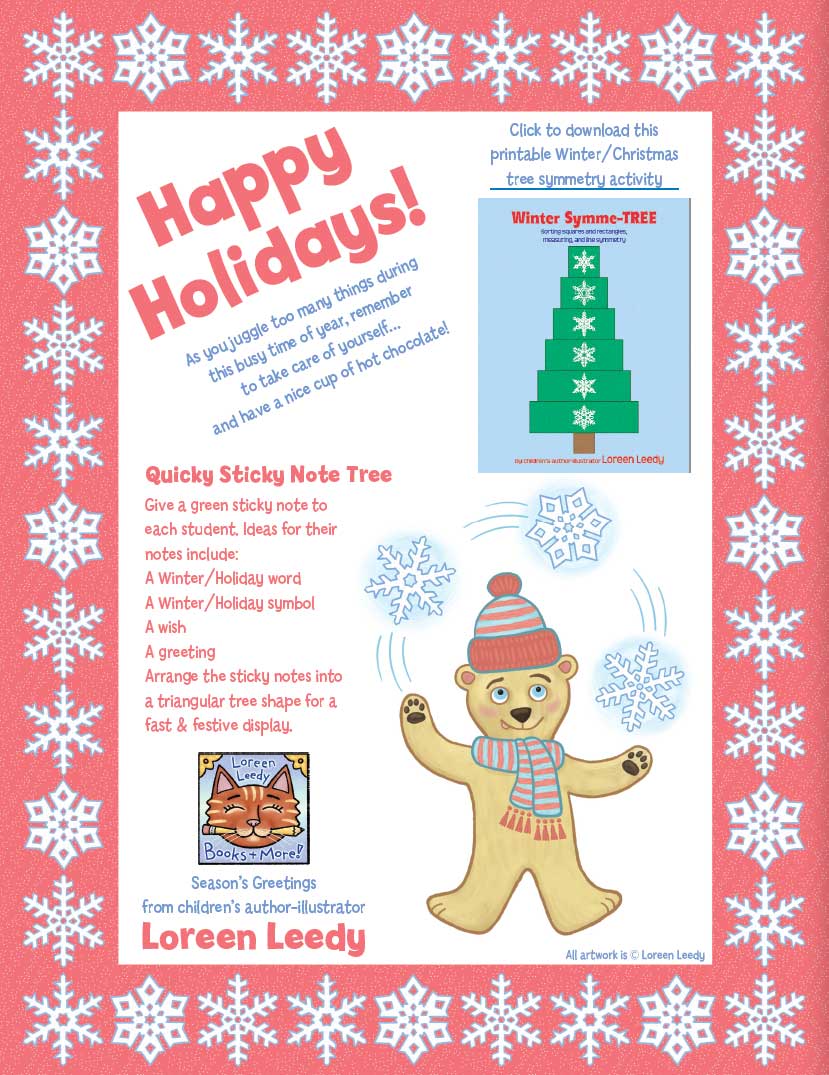 Loreen Leedy Books + More: Winter Holidays Teaching Tips & Freebies ebook