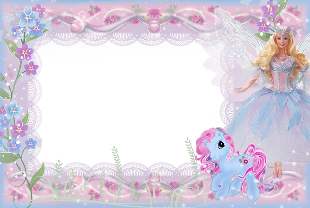 ® Colección de Gifs ®: IMÁGENES DE MARCOS PARA FOTOS DE BARBIE