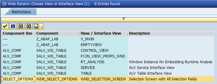 Abap Lab: [TUTORIAL] Web Dynpro ABAP - Select-Options