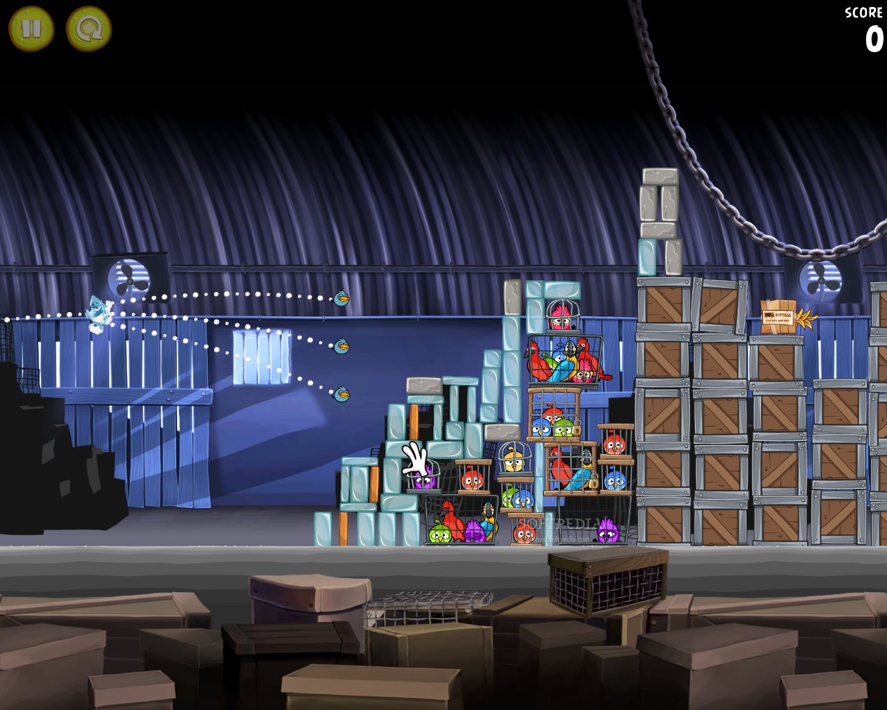 Angry birds rio game wallpaper - kizatarget