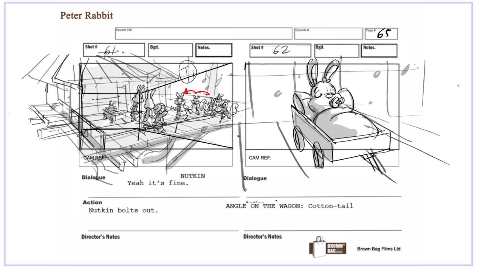 DUBAI STORYBOARD ARTIST1: Nickelodeon's PETER RABBIT Episode 144