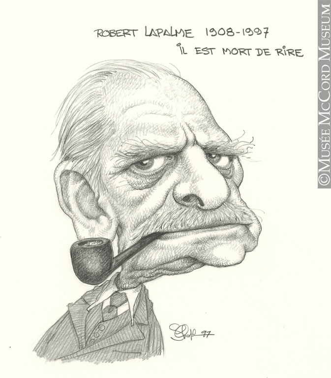 Bado, le blog: Les caricaturistes québécois (1): Robert LaPalme